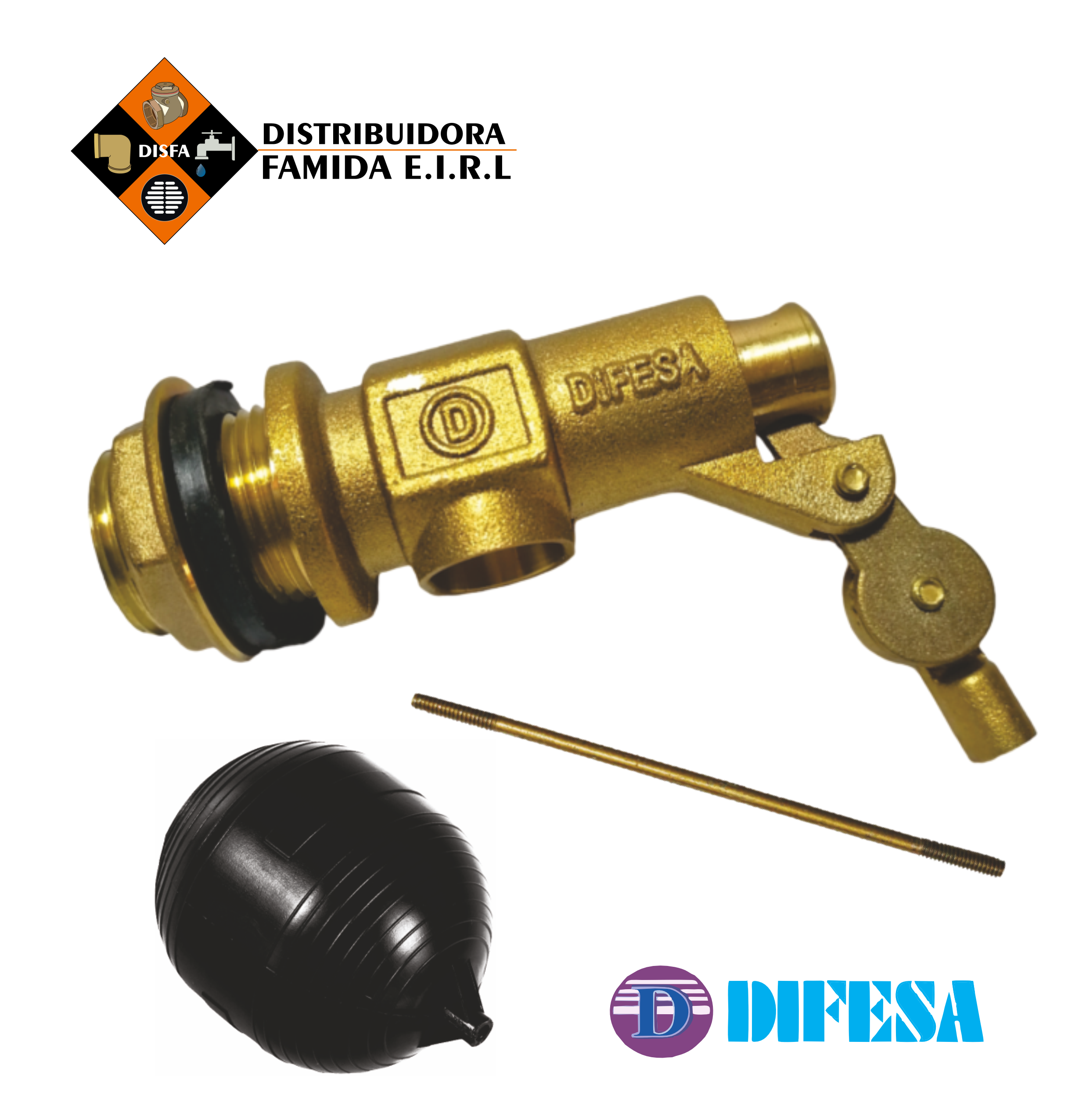 VALVULA CISTERNA BRONCE – DIFESA – DISTRIBUIDORA FAMIDA E.I.R.L